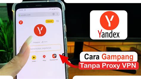 Cara Mudah Membuka Yandex Tanpa Proxy Vpn di Browser HP Android - YouTube