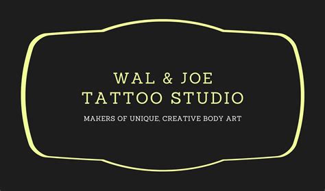 Free Printable Customizable Tattoo Business Card Templates Canva