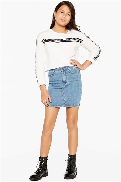 Tween Girl Liza Denim Mini Skirt