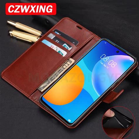 เคสสำ Huawei Y7A Case Flip Phone Case PU Leather Huawei Y7A HuaweiY7A เคสโทรศพทมอถอ พลกซอง