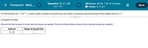 Solved Homework Sect Question 11 2 1 28 Part 1 Of 6