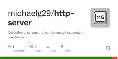 GitHub Michaelg29 Server Collection Of Servers That Can Be Run To Host Content Over The Web