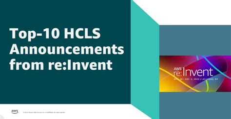 chad coder on linkedin top 10 hcls announcements from re invent
