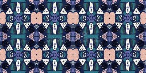 Modern Patchwork Grid Trim With Fabric Effect Design Seamless Contemporary Quilt Inspired