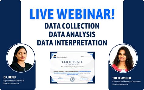 Live Webinar On Questionnaire Design Data Collection Data Analysis And Interpretation