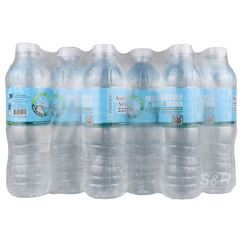 Natures Spring Purified Bottled Water 24x500ml Shopee Philippines