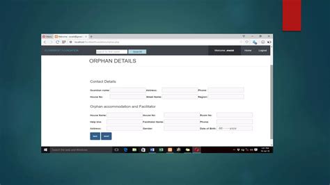Orphanage Home Management System Pptx