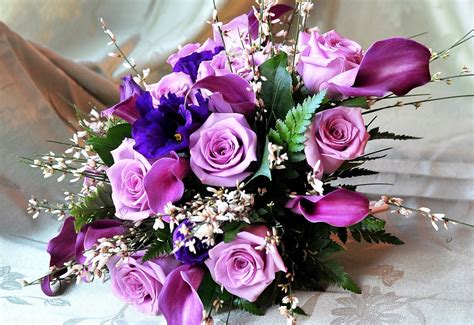 Purple Flowers Bouquet
