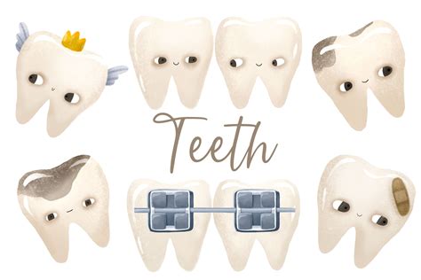 Teeth Braces And Caries By The Myro Thehungryjpeg