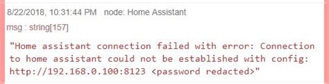 Home Assistant Node Red Nodes Cannot Connect Between Them Node Red