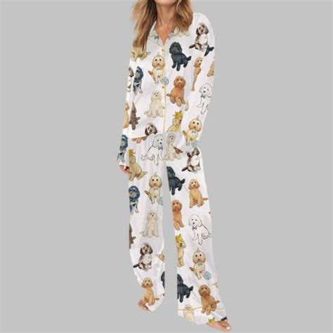 Cockapoo Silky Satin Pajama Set