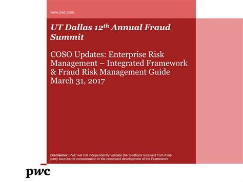 Pdf Coso Updates Enterprise Risk Management Integrated · Pdf
