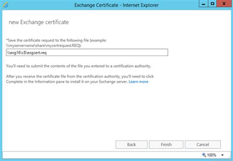 Step By Step Configuring Exchange Certificate Aerrow