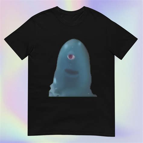 Blue Blob Staring Meme Funny Viral  Huh Silly Offensive Sarcastic