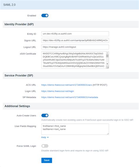 Saml Sso Module Freescout