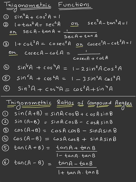 Trigonometric Formulas Pdf Euclid Real Analysis