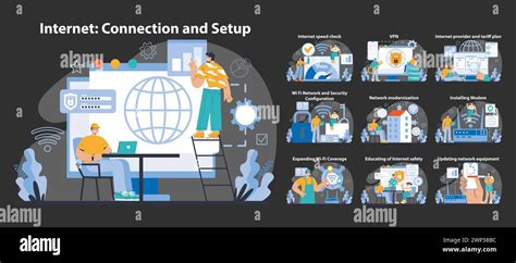 Wi Fi Network Dark Or Night Mode Set Specialist Setting Up Developing And Maintaining Wireless