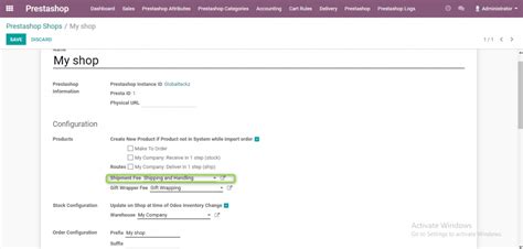 Odoo Prestashop Connector Extension Bridge Plugins Synch