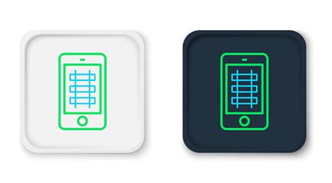 흰색 배경에 격리 된 온라인 티켓 예약 및 구매 앱 인터페이스 아이콘 전자 티켓 주문 화면에 전자 열차 티켓 다채로운 개요 개념 벡터 개념에 대한 스톡 벡터 아트 및 기타