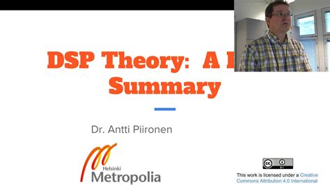 Dsp Lecture 1 General Youtube