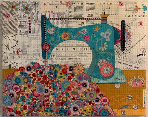 Teeny Tiny 5 Collage Kit 3rd Edition Sewing Machine By Laura Heine
