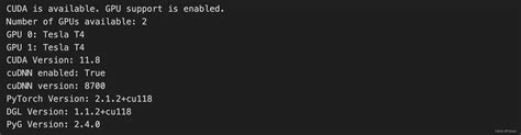 【教程】Linux环境下支持GPU加速的Pytorch、PyG、DGL环境配置步骤记录_linux实验跑dgl-CSDN博客