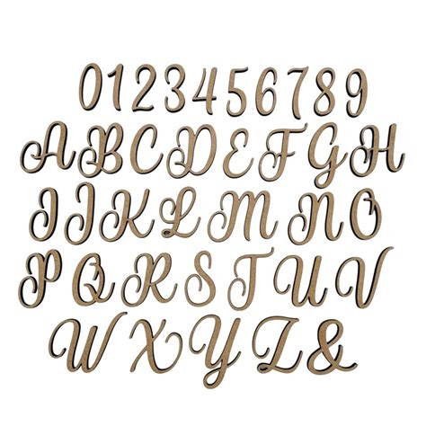 Small Anything Better Font Script Cursive Letters Cute Letters Wood Crafts Wood Cutouts