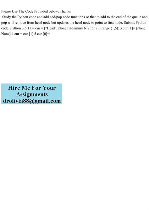 Please Use The Code Provided Below Thanks Study The Python Code Pdf