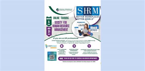 Shrm Certification Prep Course Virginia Peninsula Community College