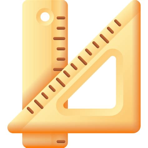 3d Ruler 3d Color Icon