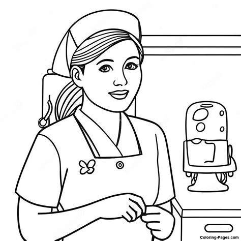 Nursing Coloring Pages For Adults