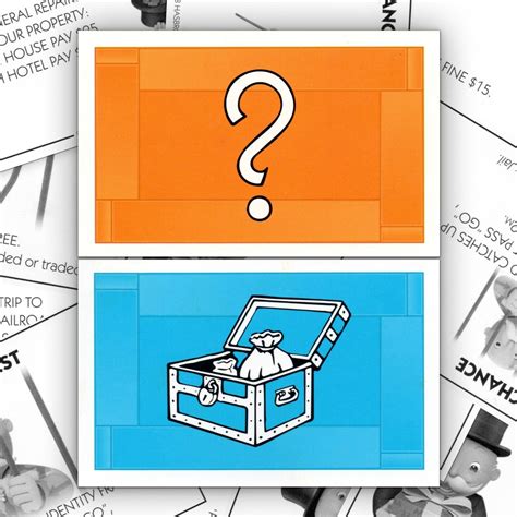 Monopoly Community Chest Cards