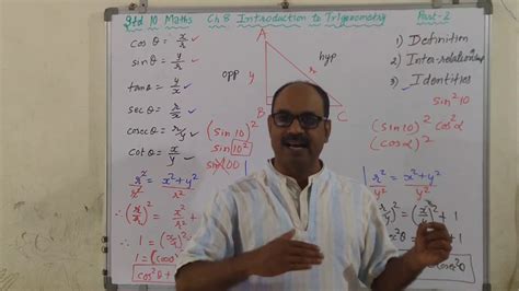 Std 10 Maths Ch 8 Introduction To Trigonometry Part 2 Youtube
