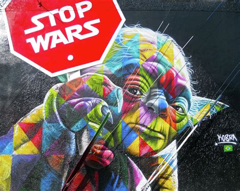 Yoda Stop Wars Photograph By Juergen Weiss Pixels