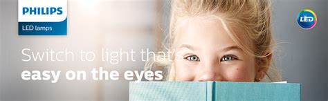 Philips LED Flicker Free A Light Bulb Dimmable Warm Glow Effect EyeComfort Technology