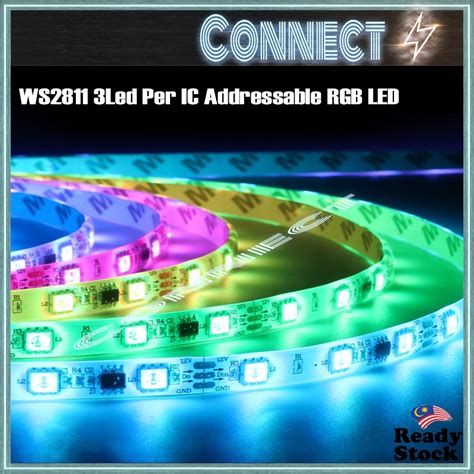 ARGB WS Led Light Strip V Leds Per Meter Rgb Led Strip Smart Led Strip Light Led Per