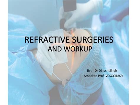 Introductiontorefractivesurgery2pptx