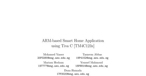 Embedded Systems Project Report Pdf Docdroid
