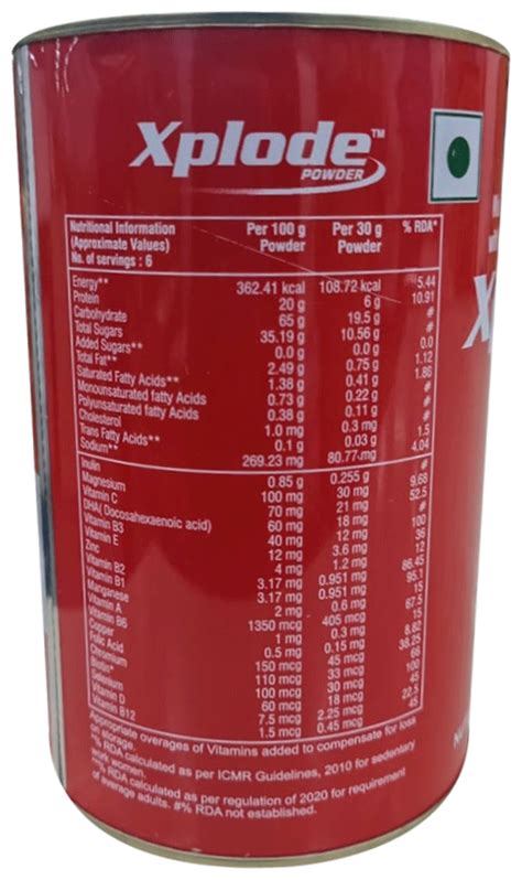 Xplode Protein With Dha Inulin Multivitamins And Multiminerals