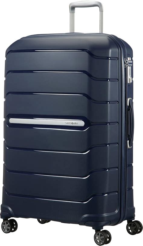 Samsonite Flux - Spinner L Erweiterbar Koffer, 75 cm, 111 L, Blau (Navy ...
