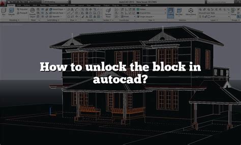How To Unlock The Block In Autocad