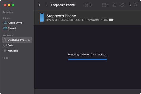 issue restoring iphone from mac backup using finder ask different