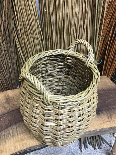 Cider Makers Basket English Oval Basket — Geoff Travers Basket Maker