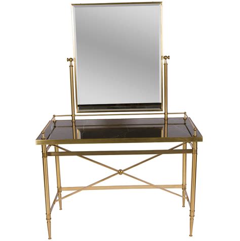 Brass And Glass Vanity Table Home Design Ideas