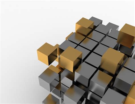 Premium Photo Teamwork Cubes Concept 3d Illustration
