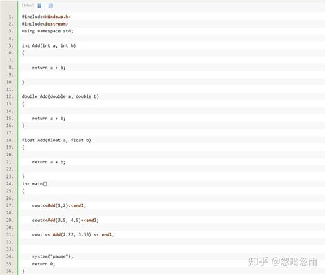 C 中函数重载的理解 知乎