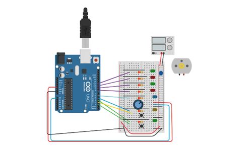 Circuit Design Lab Thm Part H Stepper Motor Tinkercad