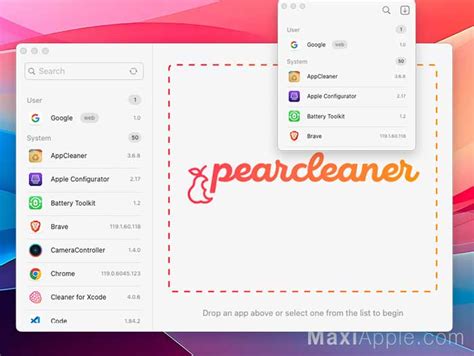PearCleaner Mac Désinstallez Proprement vos Logiciels gratuit