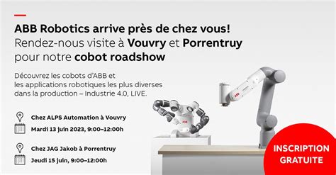 Cyril Faivre On Linkedin Cobot Roadshow Suisse Events Abb Robotics