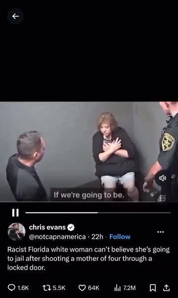 Racist Florida Woman Thinks She Can Choose Not To Go To Jail For Murder